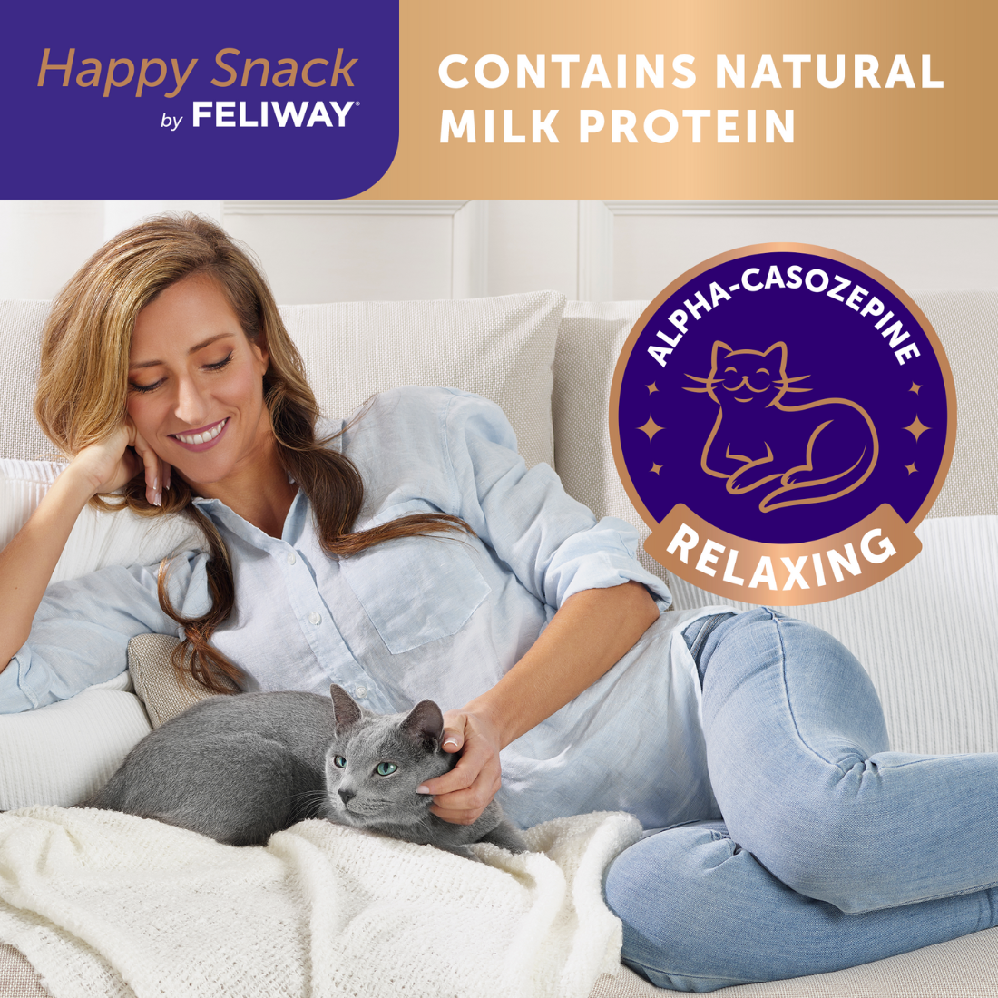 Happy Snack by FELIWAY | Oral Cat Calming Treat