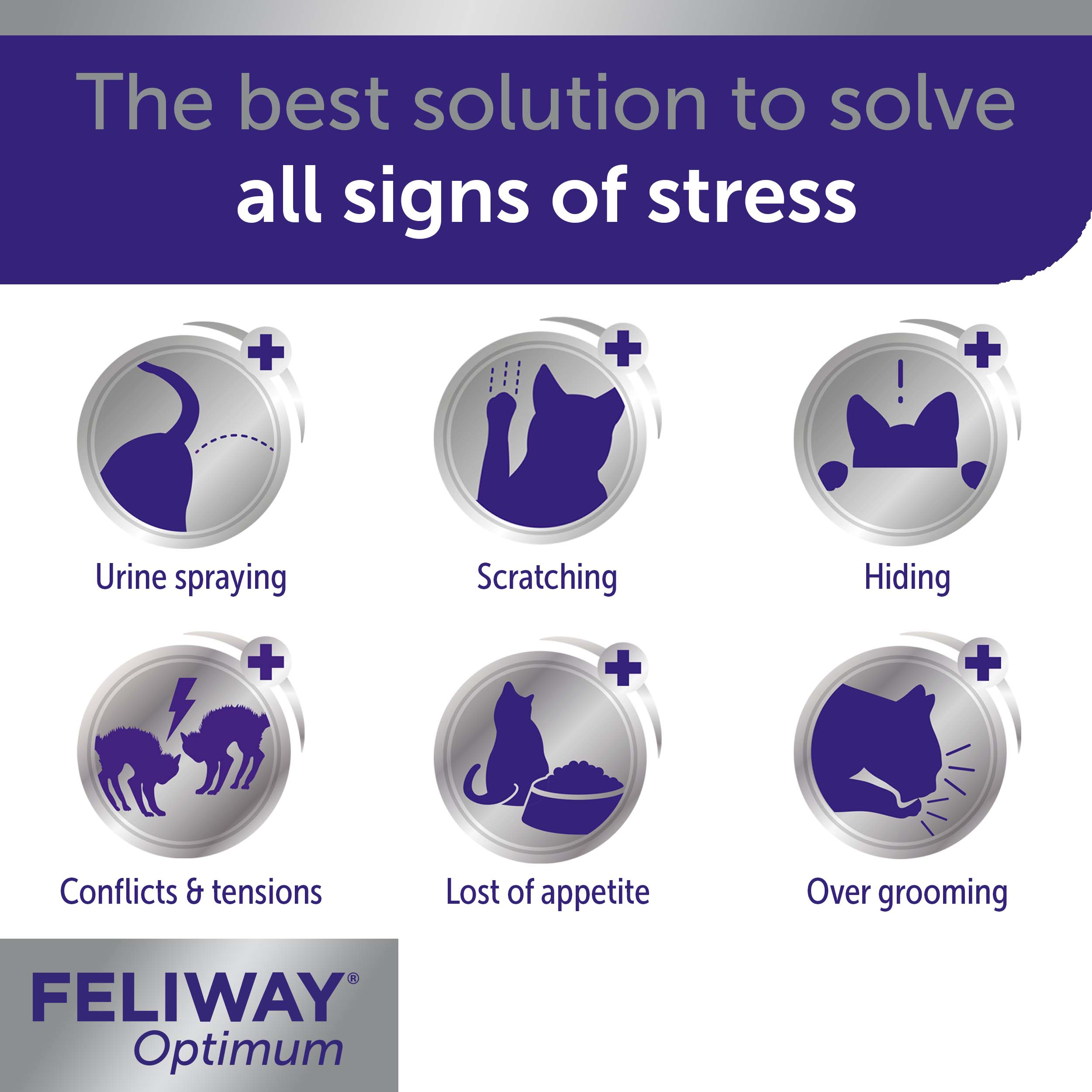 FELIWAY Optimum Refill | Calming Cat Pheromone Diffuser