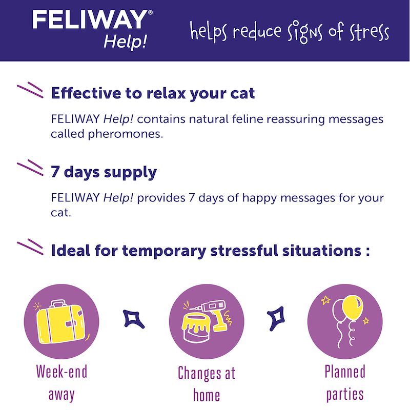 FELIWAY Help! | 7 Days Cat Stress Relief | Cat Pheromones